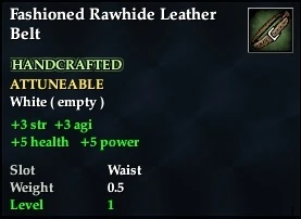 Fashioned Rawhide Leather Belt | EverQuest 2 Wiki | Fandom