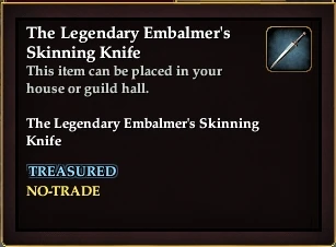 The Legendary Embalmer's Skinning Knife | EverQuest 2 Wiki | Fandom