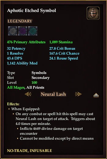 Aphotic Etched Symbol | EverQuest 2 Wiki | Fandom