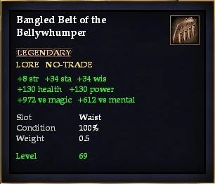 Bangled Belt of the Bellywhumper | EverQuest 2 Wiki | Fandom