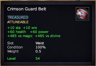 Crimson Guard Belt | EverQuest 2 Wiki | Fandom