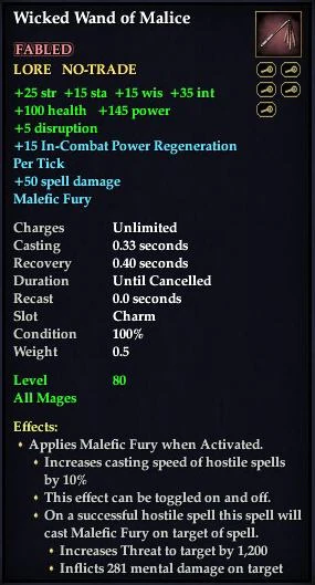 Wicked Wand of Malice | EverQuest 2 Wiki | Fandom