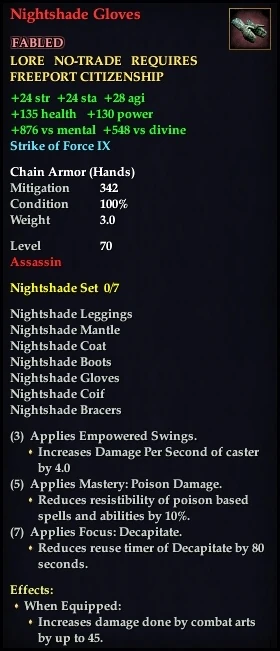 Nightshade Gloves | EverQuest 2 Wiki | Fandom