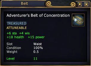 Adventurer's Belt of Concentration | EverQuest 2 Wiki | Fandom