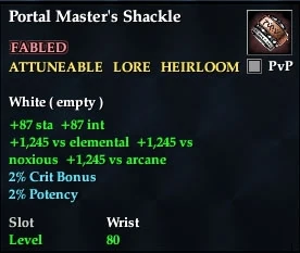 Portal Master's Shackle | EverQuest 2 Wiki | Fandom