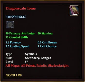 Dragonscale Tome | EverQuest 2 Wiki | Fandom