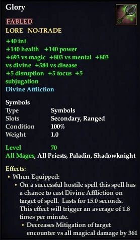 Glory | EverQuest 2 Wiki | Fandom