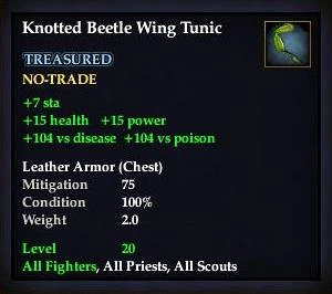 Knotted Beetle Wing Tunic | EverQuest 2 Wiki | Fandom