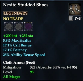 Nexite Studded Shoes | EverQuest 2 Wiki | Fandom