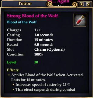 Strong Blood of the Wolf | EverQuest 2 Wiki | Fandom
