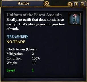 Uniform of the Forest Assassin | EverQuest 2 Wiki | Fandom