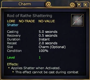 Rod of Rathe Shattering | EverQuest 2 Wiki | Fandom