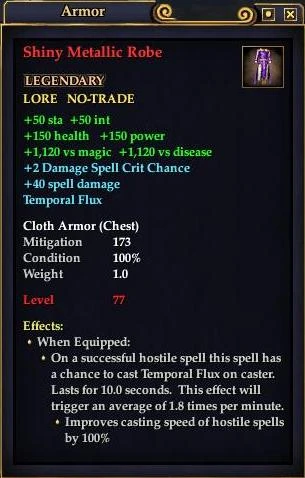 Shining Metallic Robe | EverQuest 2 Wiki | Fandom