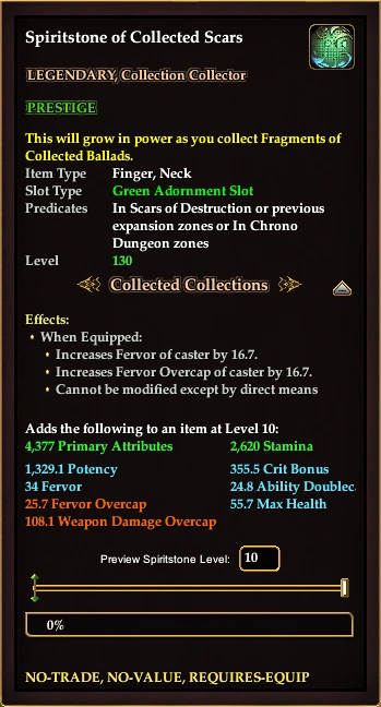 Spiritstone of Collected Scars | EverQuest 2 Wiki | Fandom