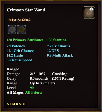 Crimson Star Wand | EverQuest 2 Wiki | Fandom