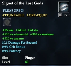 Signet of the Lost Gods | EverQuest 2 Wiki | Fandom