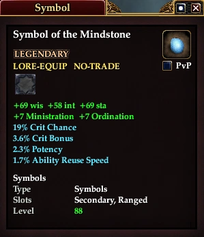 Symbol of the Mindstone | EverQuest 2 Wiki | Fandom