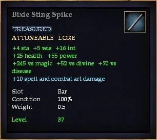 Bixie Sting Spike | EverQuest 2 Wiki | Fandom