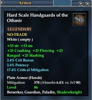 Hard Scale Handguards of the Othmir | EverQuest 2 Wiki | Fandom