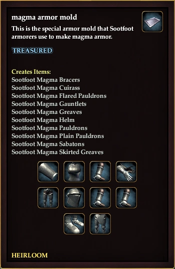 magma armor mold | EverQuest 2 Wiki | Fandom