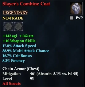 Slayer's Combine Coat | EverQuest 2 Wiki | Fandom