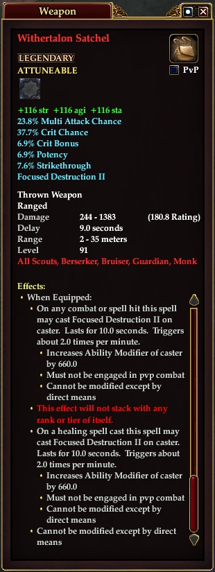 Withertalon Satchel | EverQuest 2 Wiki | Fandom