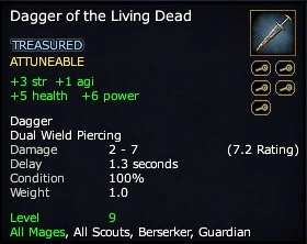 Dagger of the Living Dead | EverQuest 2 Wiki | Fandom