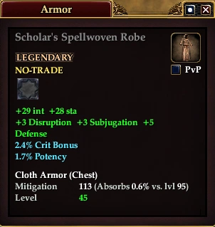 Scholar's Spellwoven Robe | EverQuest 2 Wiki | Fandom