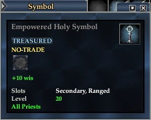 Empowered Holy Symbol | EverQuest 2 Wiki | Fandom
