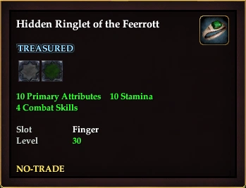 Hidden Ringlet of the Feerrott | EverQuest 2 Wiki | Fandom