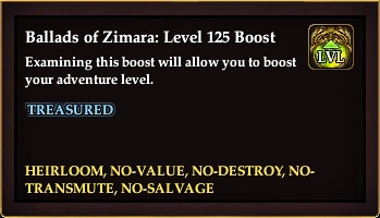 Ballads of Zimara: Level 125 Boost | EverQuest 2 Wiki | Fandom
