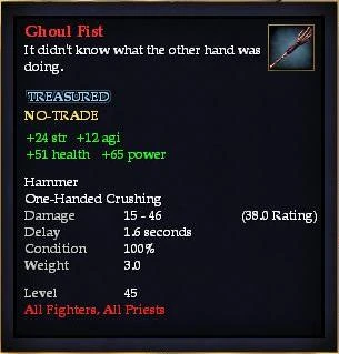 Ghoul Fist | EverQuest 2 Wiki | Fandom