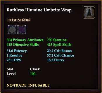 Ruthless Illumine Umbrite Wrap | EverQuest 2 Wiki | Fandom