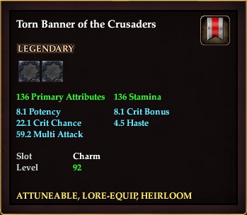 Torn Banner of the Crusaders | EverQuest 2 Wiki | Fandom
