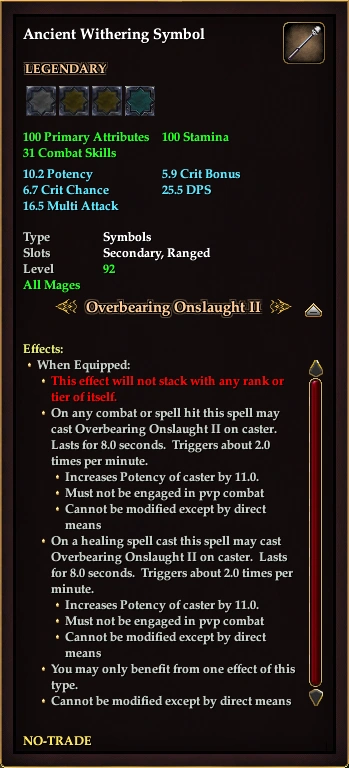 Ancient Withering Symbol | EverQuest 2 Wiki | Fandom