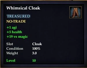 Whimsical Cloak | EverQuest 2 Wiki | Fandom