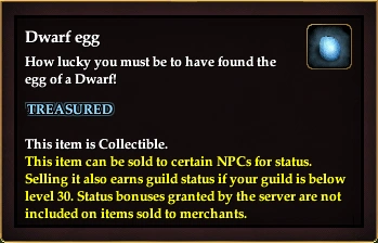 Dwarf egg | EverQuest 2 Wiki | Fandom