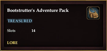 Bootstrutter's Adventure Pack | EverQuest 2 Wiki | Fandom