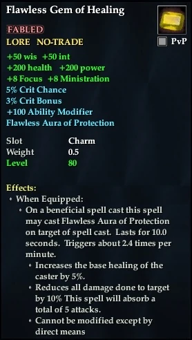 Flawless Gem of Healing | EverQuest 2 Wiki | Fandom
