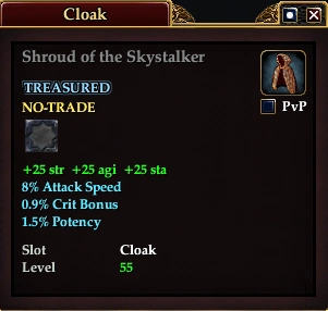 Shroud of the Skystalker | EverQuest 2 Wiki | Fandom