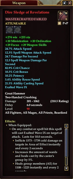 Dire Sledge of Revelations | EverQuest 2 Wiki | Fandom