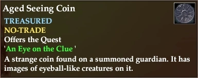 Aged Seeing Coin | EverQuest 2 Wiki | Fandom
