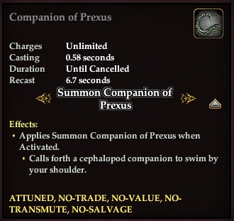 Companion of Prexus | EverQuest 2 Wiki | Fandom