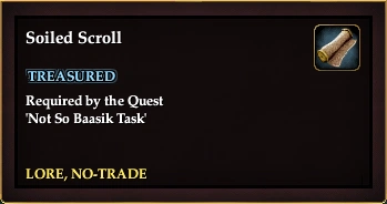 Soiled Scroll | EverQuest 2 Wiki | Fandom