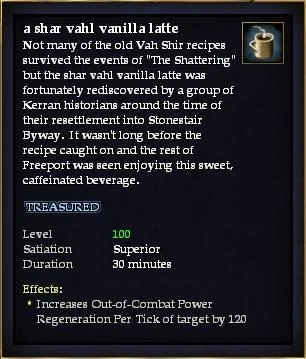 a shar vahl vanilla latte | EverQuest 2 Wiki | Fandom
