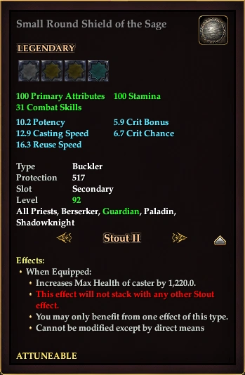 Small Round Shield of the Sage | EverQuest 2 Wiki | Fandom