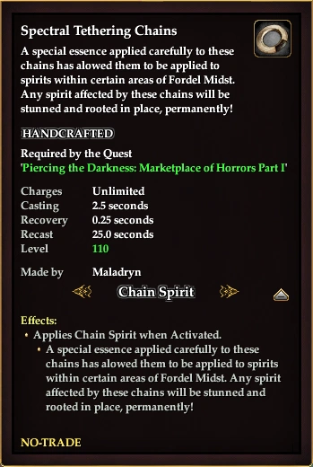 Spectral Tethering Chains | EverQuest 2 Wiki | Fandom