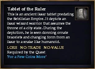 Tablet of the Ruler | EverQuest 2 Wiki | Fandom