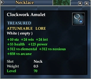 Clockwork Amulet | EverQuest 2 Wiki | Fandom