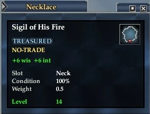 Sigil of His Fire | EverQuest 2 Wiki | Fandom